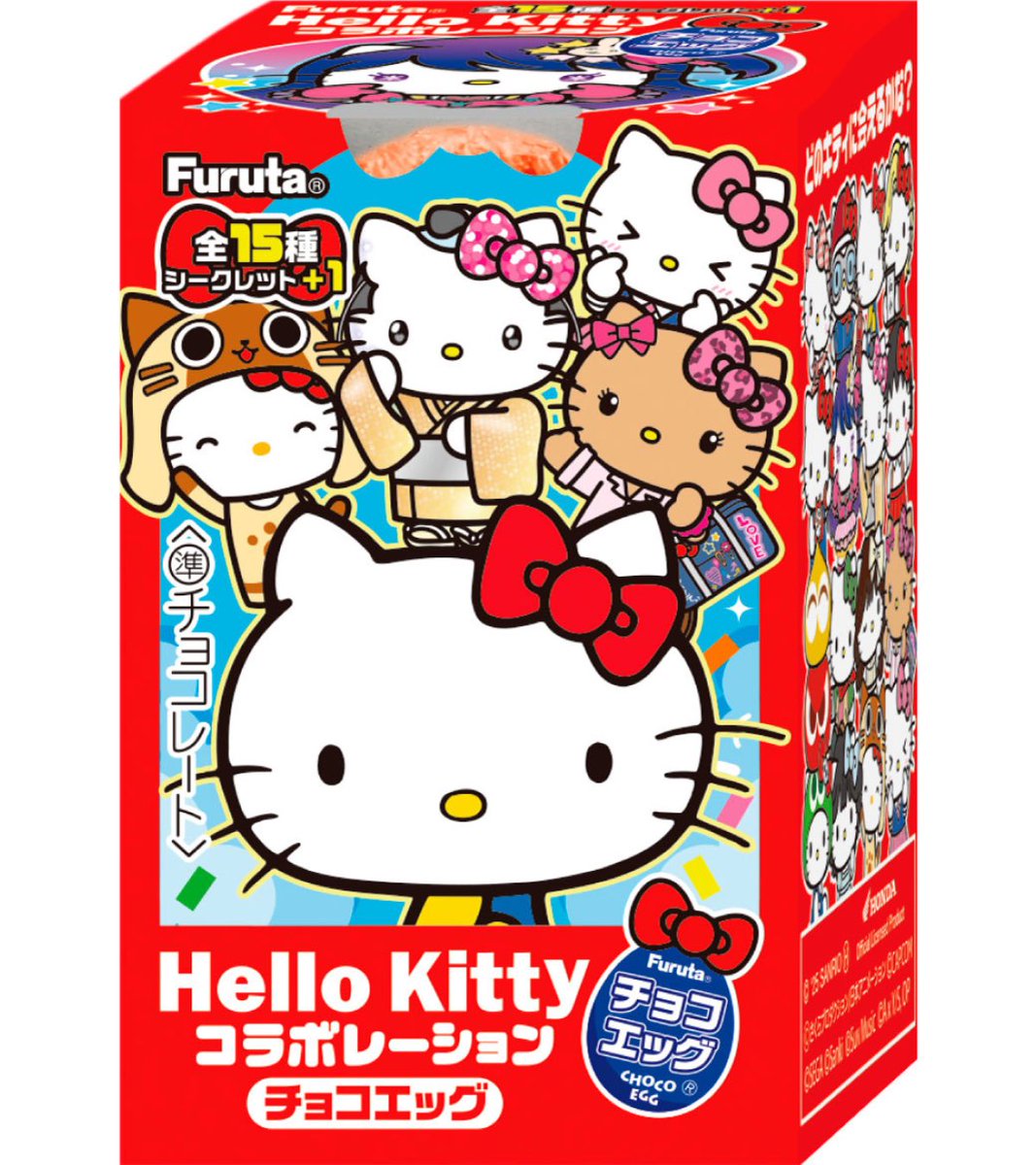 Furuta冬季重磅《Hello Kitty 巧克力扭蛋食玩》12/8登場！跨越昭和到令和的 16 種時代造型公仔 我推的孩子、 櫻桃小丸子、魔物獵人也收錄 ! - oneone宇宙