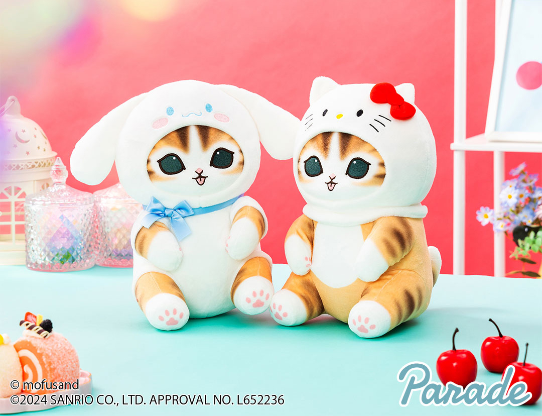 Panade推出《貓福珊迪 mofusand》11月最新發售商品！聯名《三麗鷗 Sanrio》推出第二彈BIG大絨毛玩偶！與人氣角色的夢幻聯名再次來襲！ - oneone宇宙