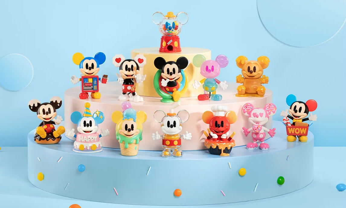 泡泡瑪特POP MART 全新盲盒系列：童心米奇趣味登場！ - oneone宇宙