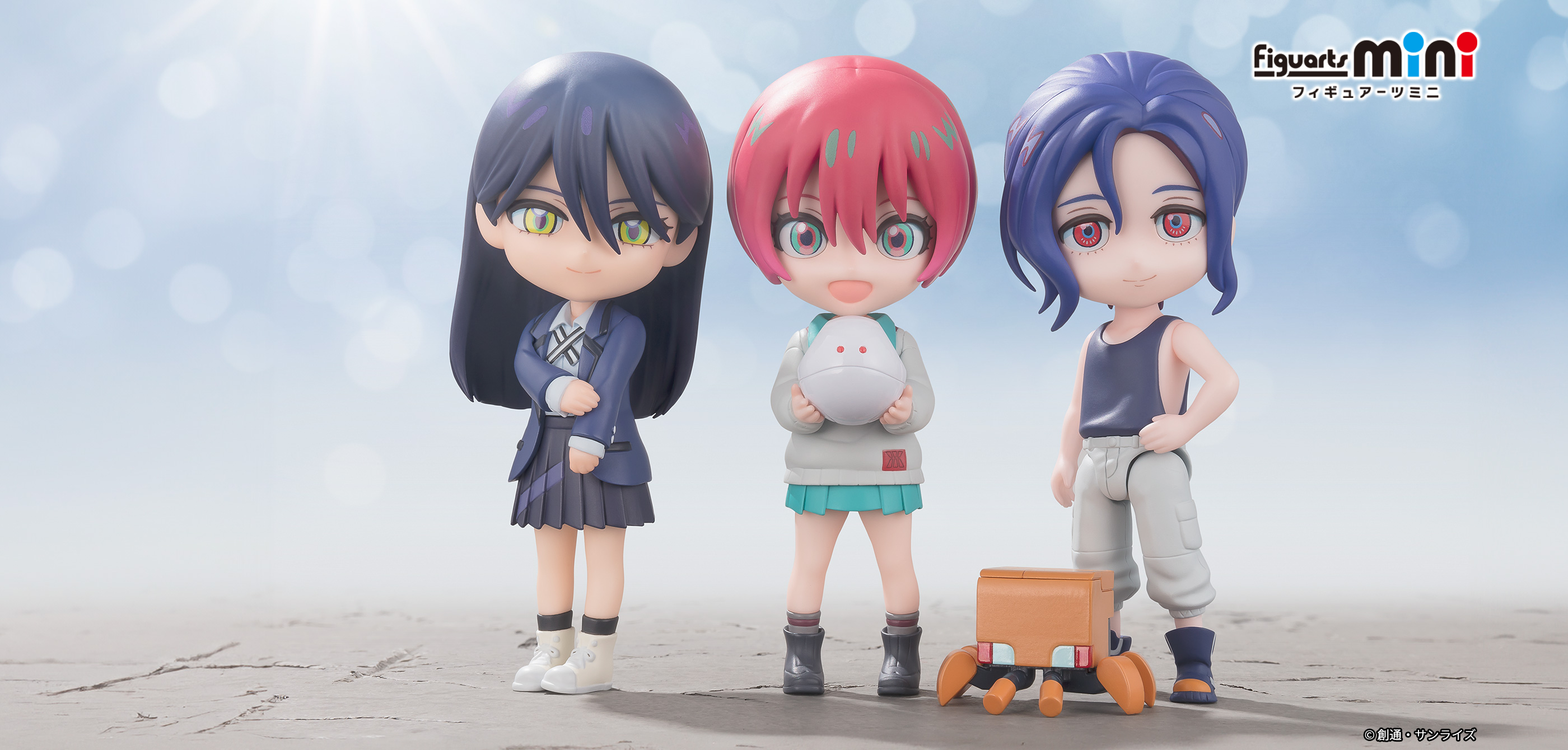 《機動戰士鋼彈Gundam GQuuuuuuX》Figuarts mini系列正式公開！超萌三角色可動模型登場！ - oneone宇宙