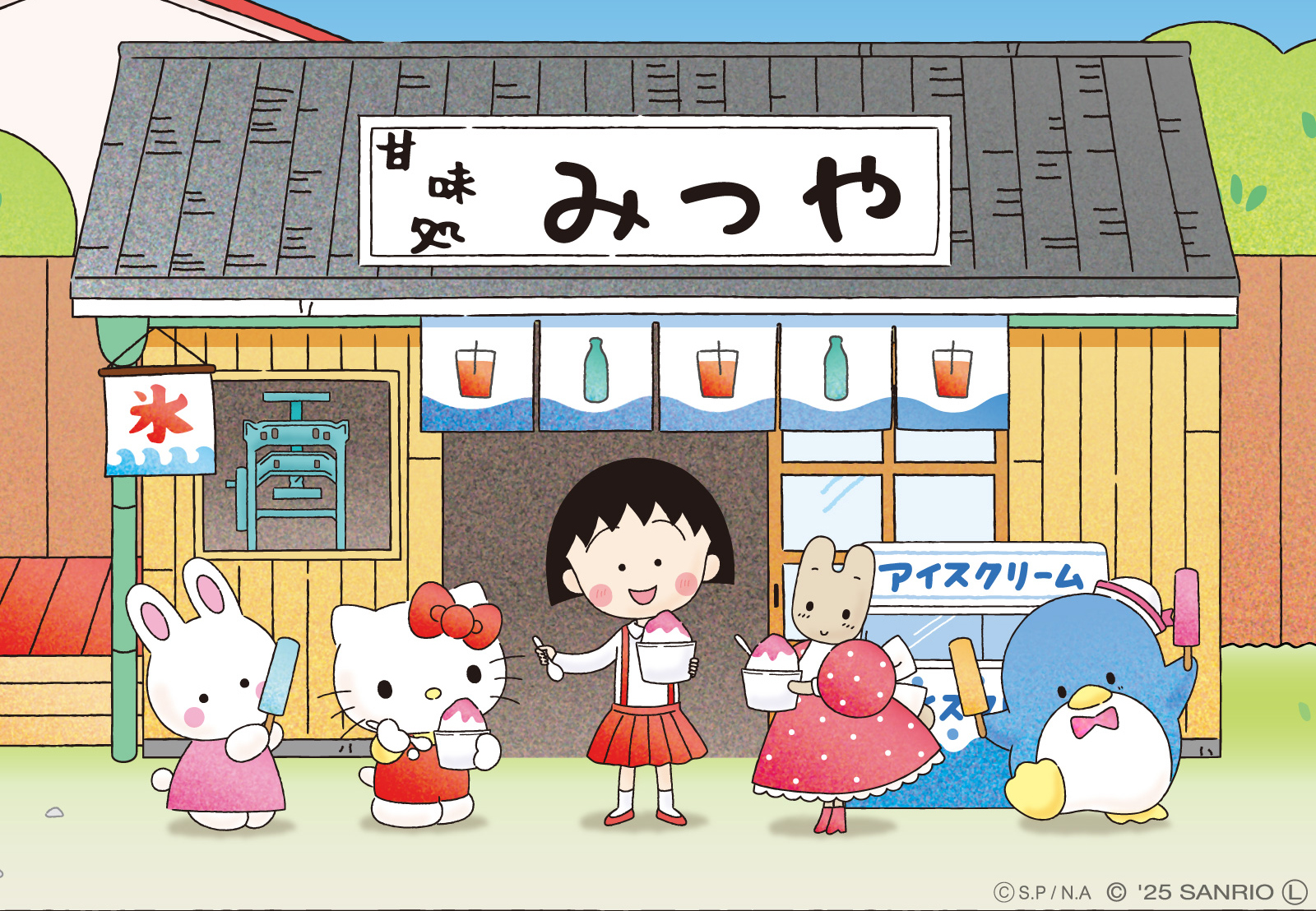 【櫻桃小丸子 × 三麗鷗角色聯名登場】2025 年 9 月 20 日起日本限定開跑！五大城市同步販售、滿額送限量插畫卡 - oneone宇宙