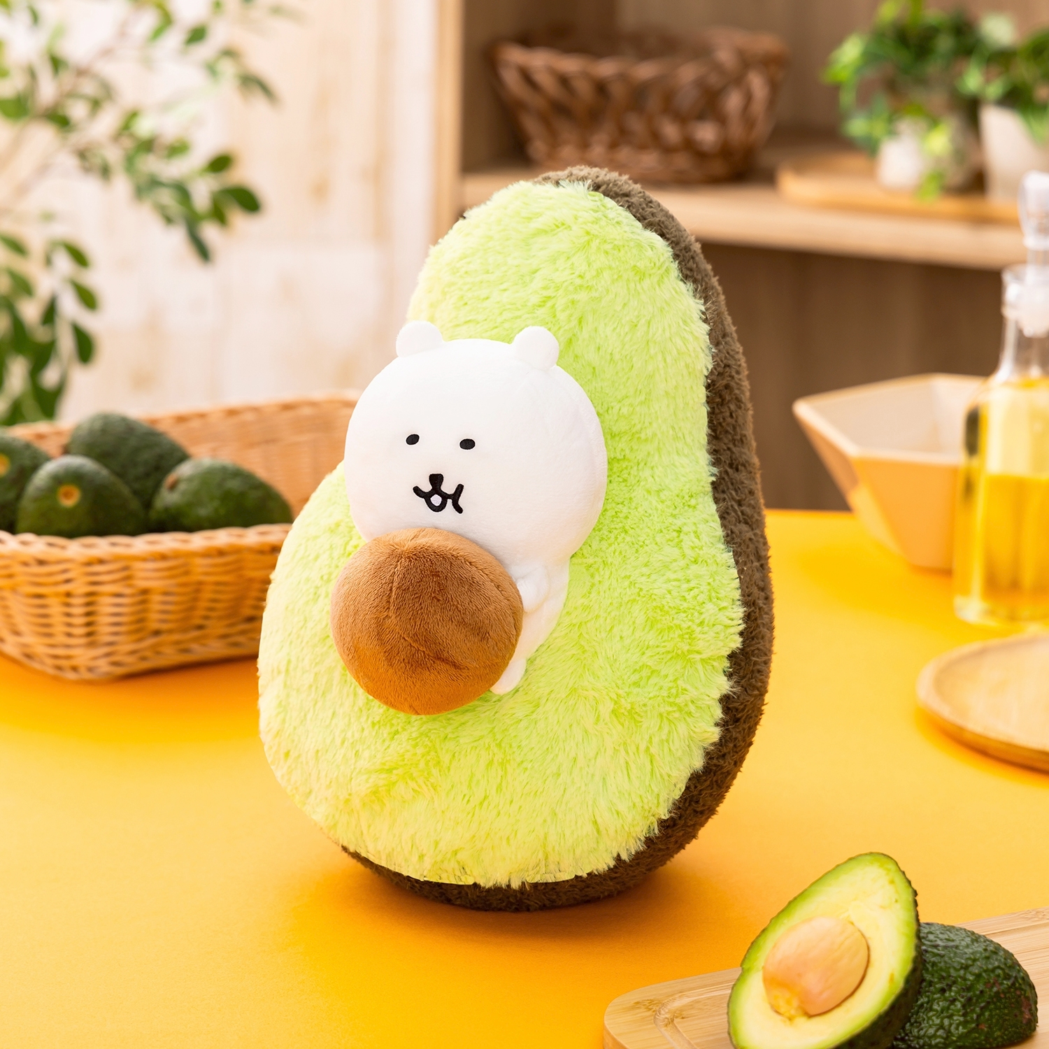 爆萌新品出爐~酪梨×長野熊組合登場！超柔「酪梨造型玩偶」6月6日全面開賣！ - oneone宇宙