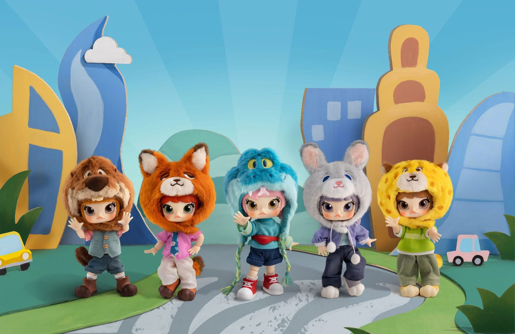 泡泡瑪特POPMART X 動物方城市 推出瘋狂動物城絨毛可動人偶，經典角色一共五款可愛登場！ - oneone宇宙